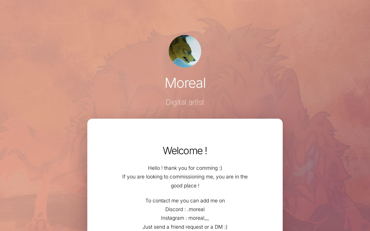 Moreal Tos | Commission Prices